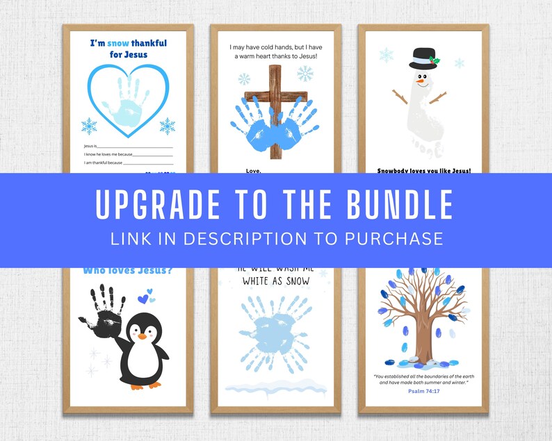 Winter Bible Handprint Craft: Snowflake Art (digital Download) - Etsy