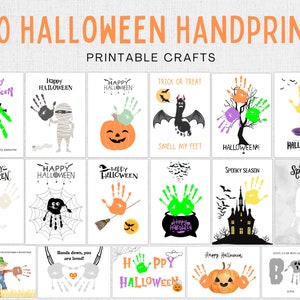 Holiday Handprint Craft Bundle | Halloween Thanksgiving Christmas New ...