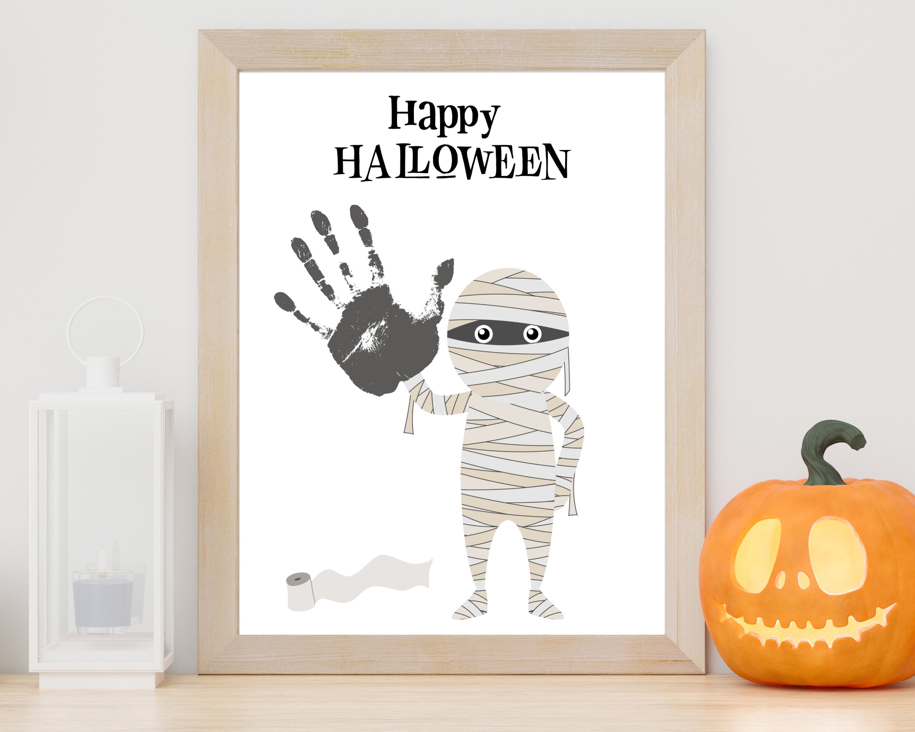 Halloween Handprint Craft Bundle | Keepsake Art (digital Download) - Etsy