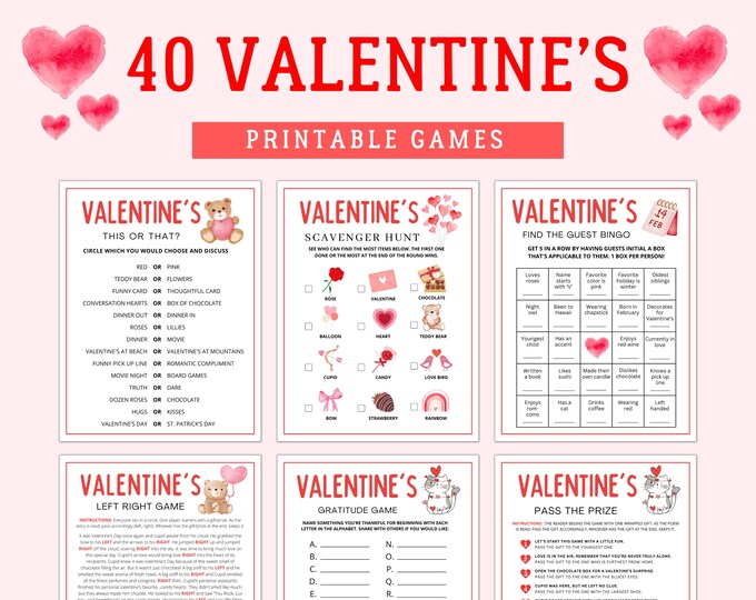 Valentine Board Game Download - Etsy Canada