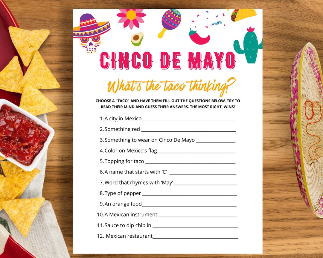 Funny Cinco De Mayo Game | Fun Cinco De Mayo | Cinco De Mayo Game ...