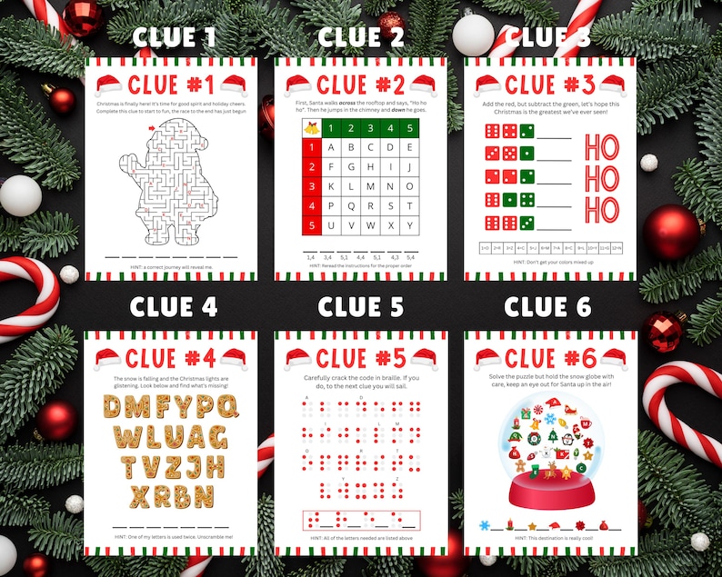 Christmas Escape Room Game: A Fun Christmas Party Game (printable) - Etsy