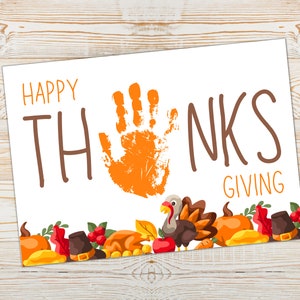 Thanksgiving Handprint Craft | Thanksgiving Preschool Craft ...
