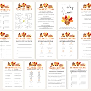 Thanksgiving Games Thanksgiving Party Games Thanksgiving Games for ...