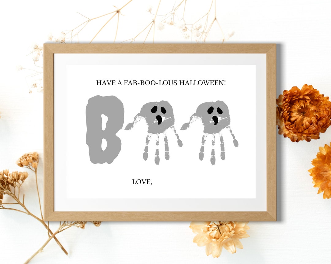 Halloween Handprint Craft | Halloween Crafts | Halloween Handprint Art ...