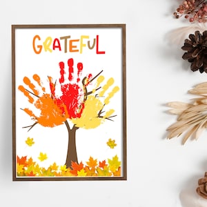 Thanksgiving Handprint Craft | Thanksgiving Preschool Craft ...