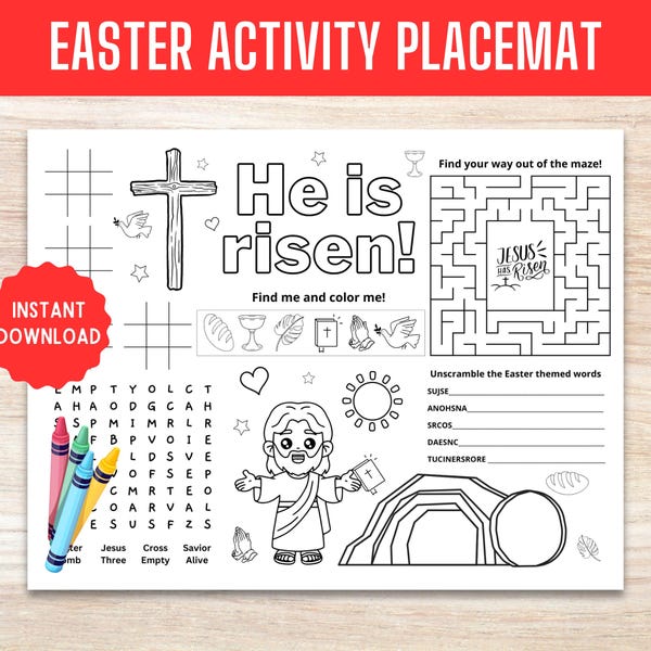 Easter Placemats - Etsy