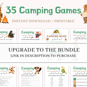 Whats Your Camping Name Camping Games Camping Games Kids - Etsy