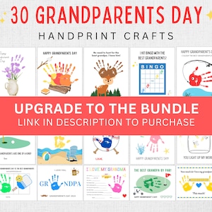 Grandparents Day Handprint Craft | Grandparents Day Craft ...
