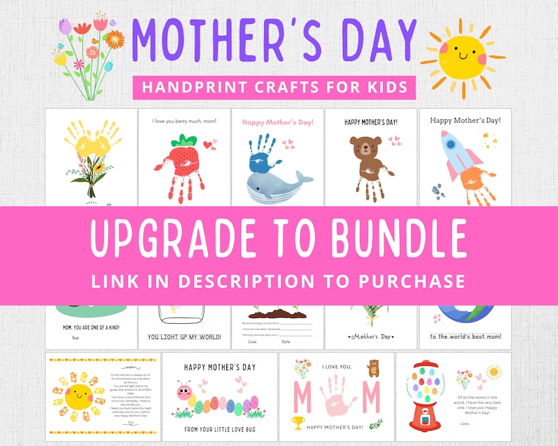 Mothers Day Handprint Craft | Mothers Day Craft | Printable Mothers Day ...