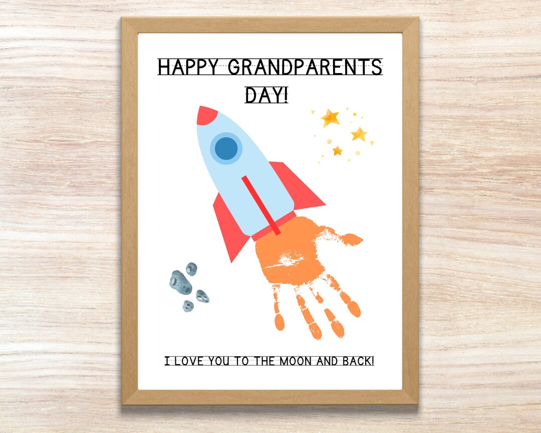 Grandparents Day Handprint Craft Grandparents Day Craft Grandparents ...