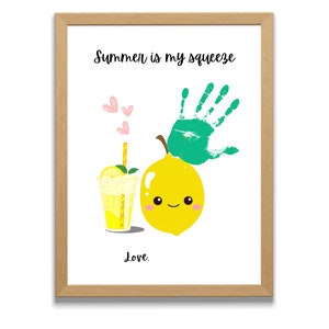 Summer Handprint Craft | Summer Craft for Kids | Summer Craft | Summer ...