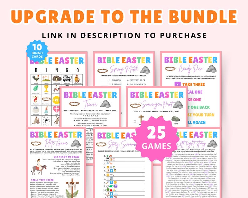 Easter Story Game | Christian Easter Game | Easter Icebreaker | Holy ...