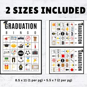 Graduation Bingo | 2025 Graduation Bingo | Graduation Party Games ...
