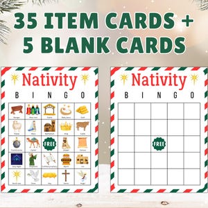 Nativity Bingo | Nativity Game | Christian Christmas Game | Christmas ...