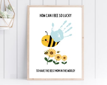 Mothers Day Handprint Craft Mothers Day Craft Printable Mothers Day ...