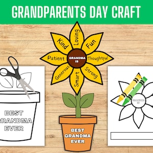 Grandparents Day Craft | Craft for Grandma | Grandma Gift From ...