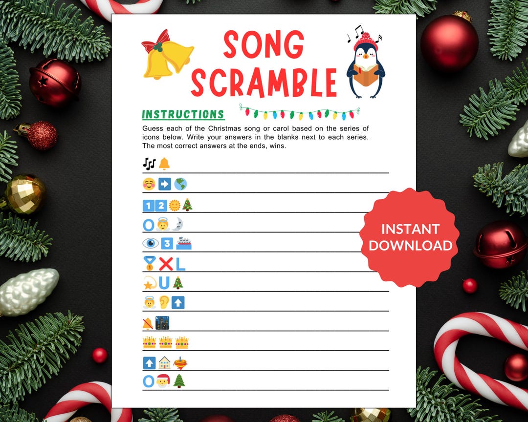 Christmas Song Game | Christmas Music Game | Christmas Carol Game ...