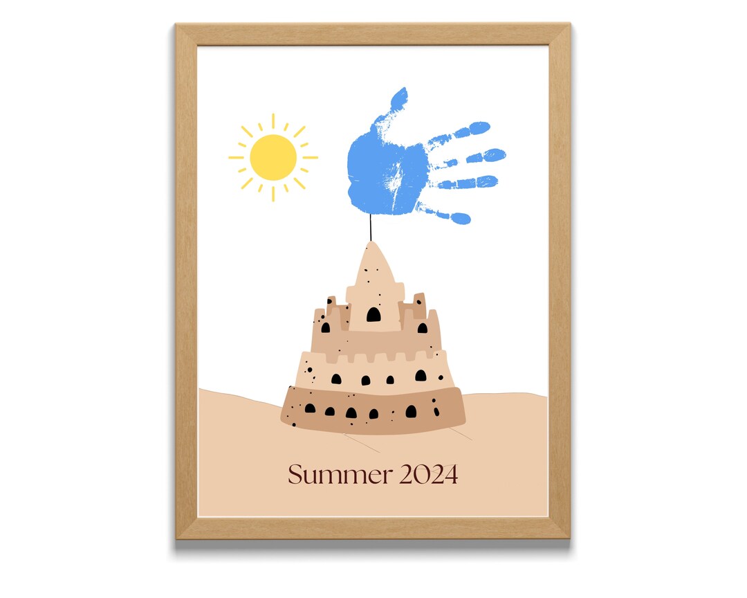 Summer Handprint Craft Summer Craft for Kids Summer Craft Summer Art ...