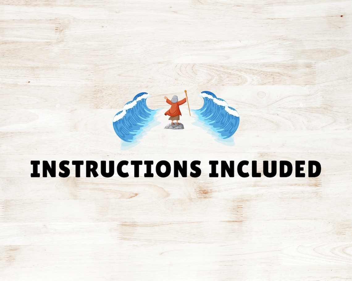 Bible Left Right Game | Moses Parting the Red Sea Game | Exodus Bible ...