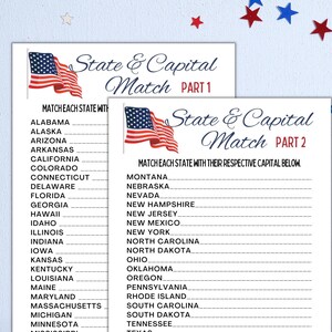 States and Capitals Game | State Capitals Trivia | Learn States and ...