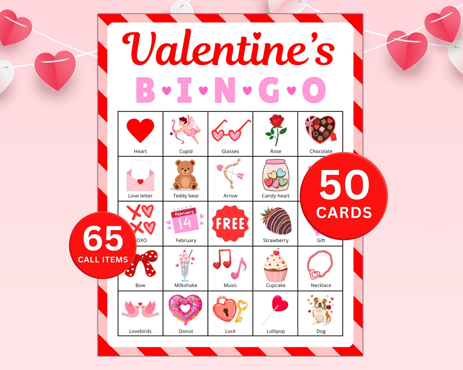 Bingo de San Valentín: Un divertido juego para la fiesta de San ...