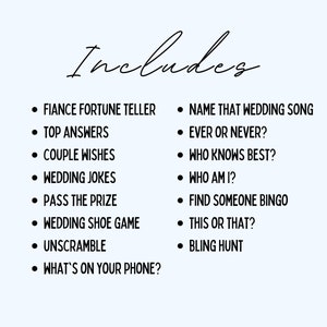 Engagement Party Games Bundle Engagement Party Games - Etsy