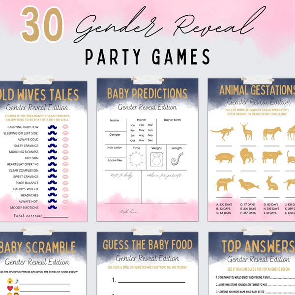 Gender Reveal Ideas - Etsy