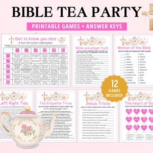 Christian Tea Party Games | Bible Tea Party | Tea Party Games | Ladies ...