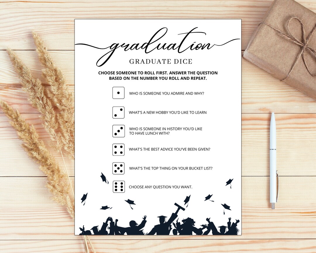 2024 Graduation Game Graduation Pass the Prize Graduation Games ...