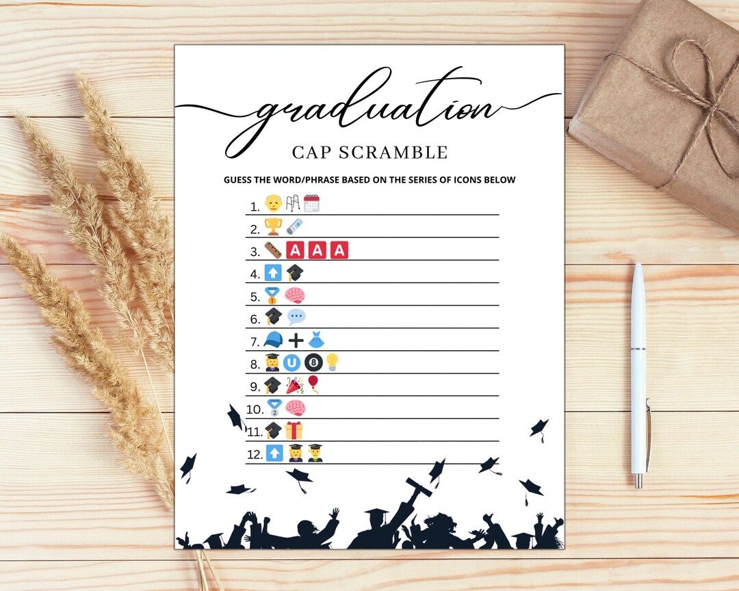 2025 Graduation Game | Graduation Games | Graduation Party Games ...
