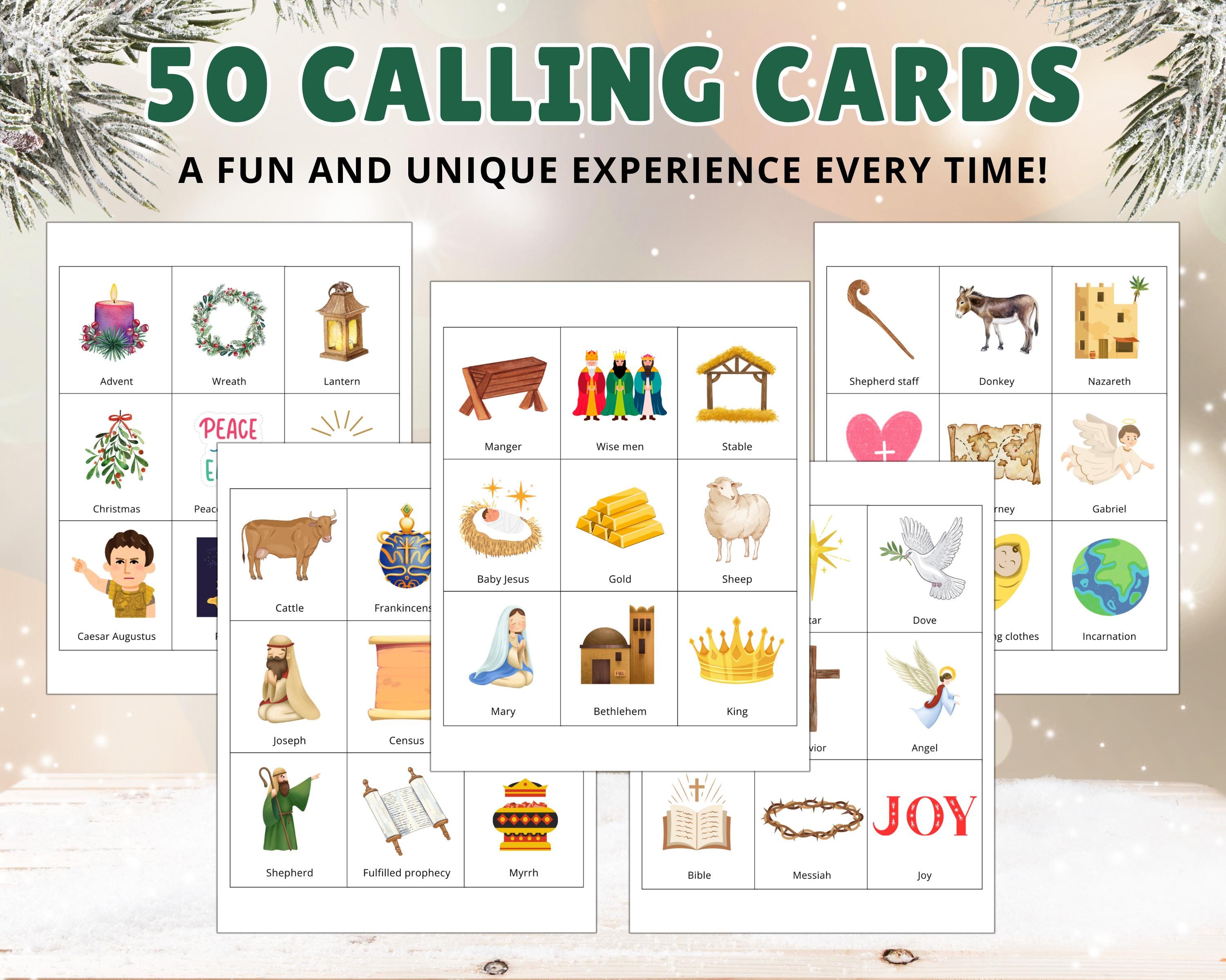 Nativity Bingo | Nativity Game | Christian Christmas Game | Christmas ...