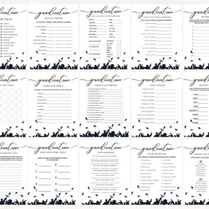 2025 Graduation Games | Graduation Games | Graduation Party Games ...