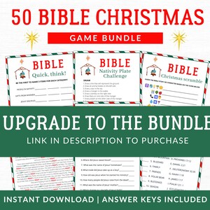 Christmas Jesus Trivia | Church Christmas Party Game | Christmas Bible ...