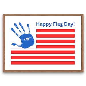 Flag Day Craft | Flag Day Handprint Craft | Flag Day for Kids | Flag ...
