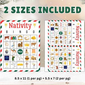 Nativity Bingo | Nativity Game | Christian Christmas Game | Christmas ...