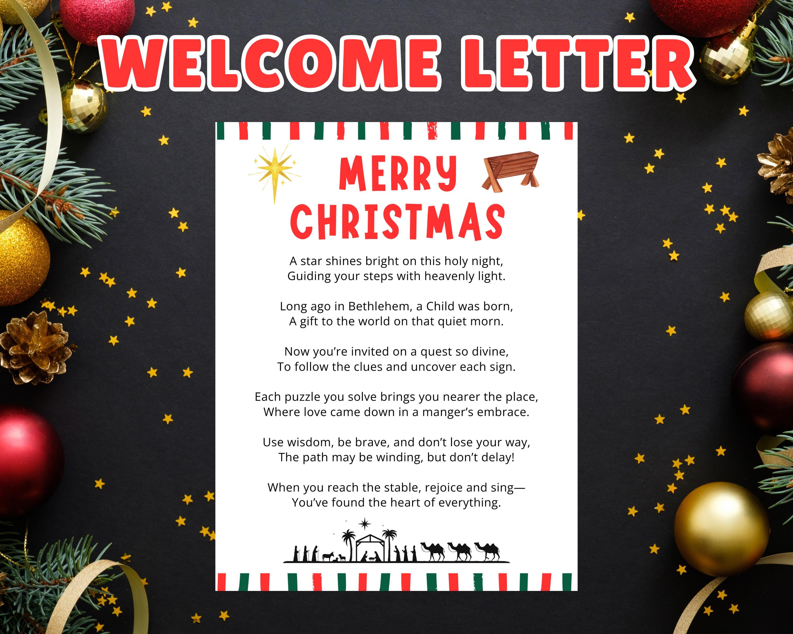 Christmas Bible Escape Room Game: A Nativity Themed Christmas Game ...