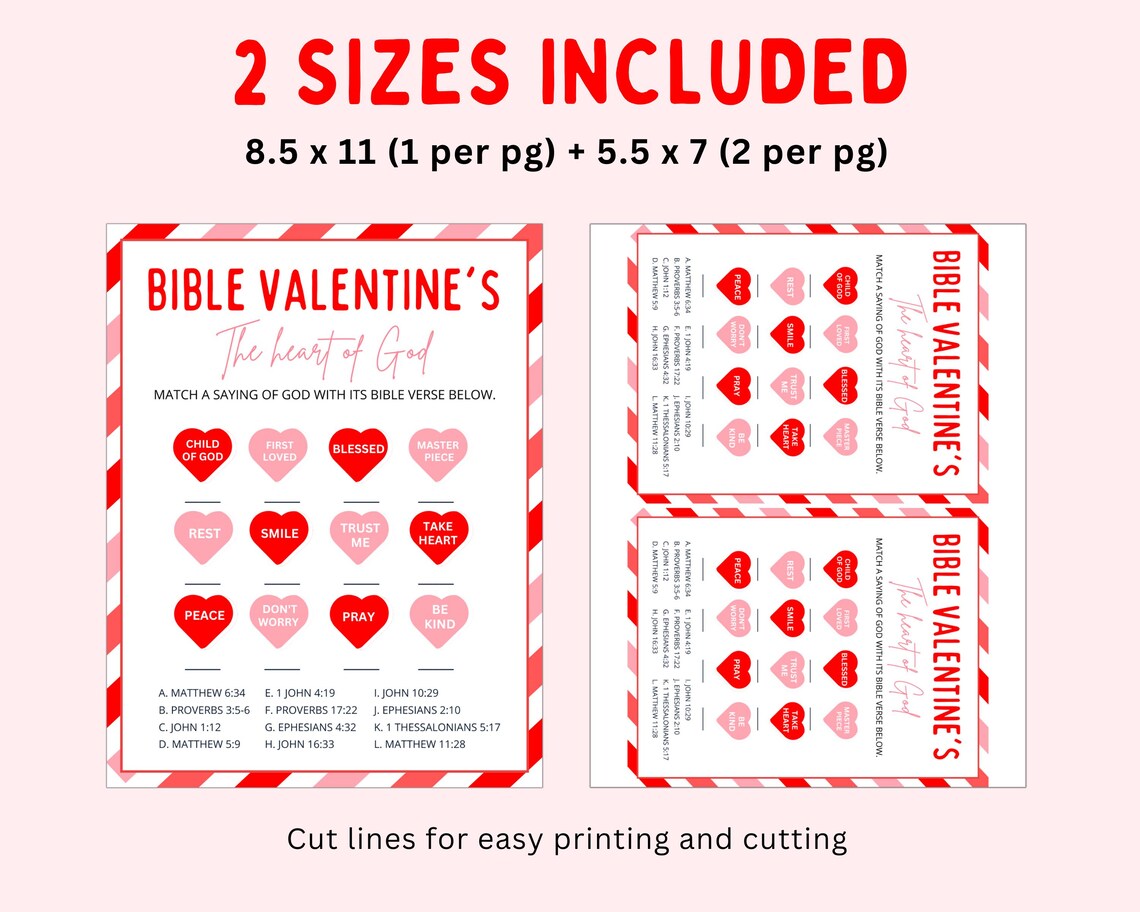 Valentine's Bible Games | Valentine's Church Games | Valentine's Party ...