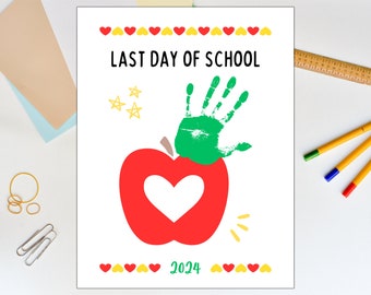 Last Day of School Craft Last Day of Preschool Preschool Graduation ...