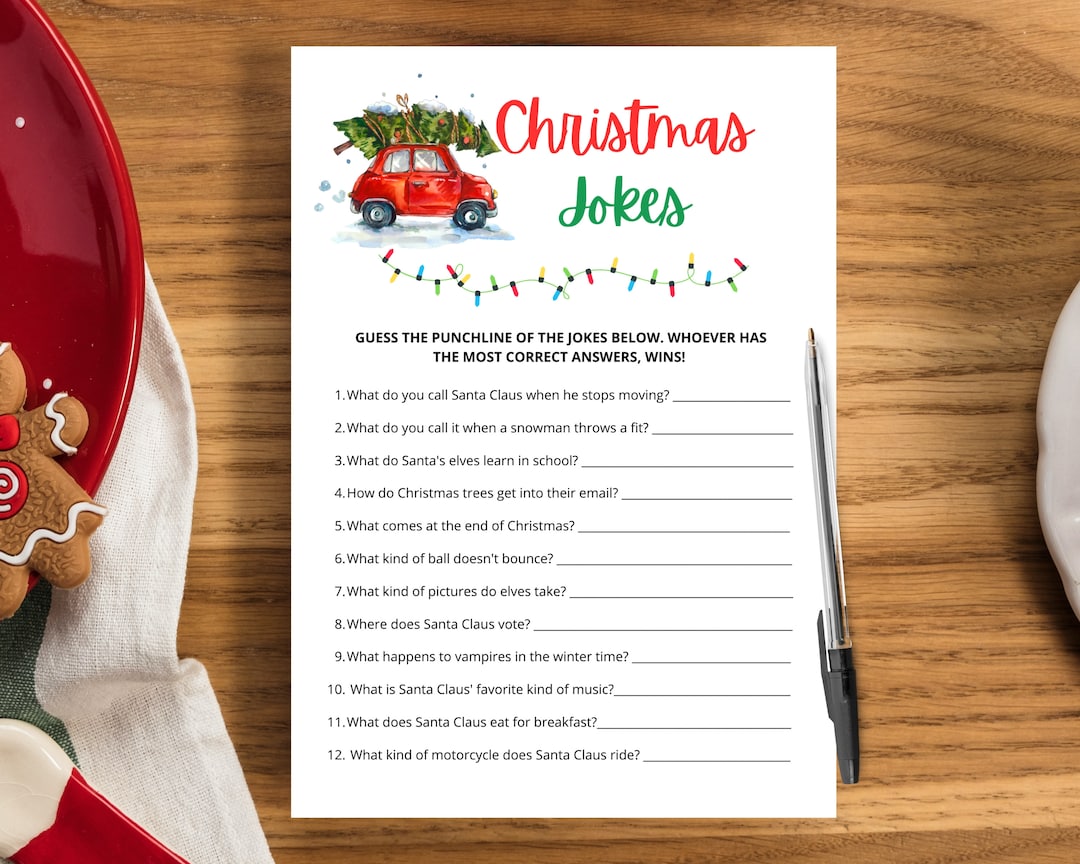 Christmas Jokes | Funny Christmas Games | Christmas Party Games ...