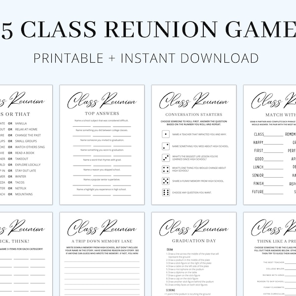Class Reunion - Etsy