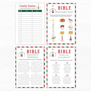 Church Christmas Party Games Christmas Bible Games Nativity Games Bible ...