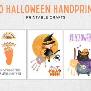 Halloween Handprint Craft | Halloween Crafts | Halloween Handprint Art ...
