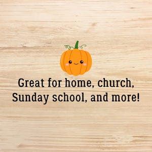 Pumpkin Parable Bible Lesson Bundle: Fall Sunday School Activities ...
