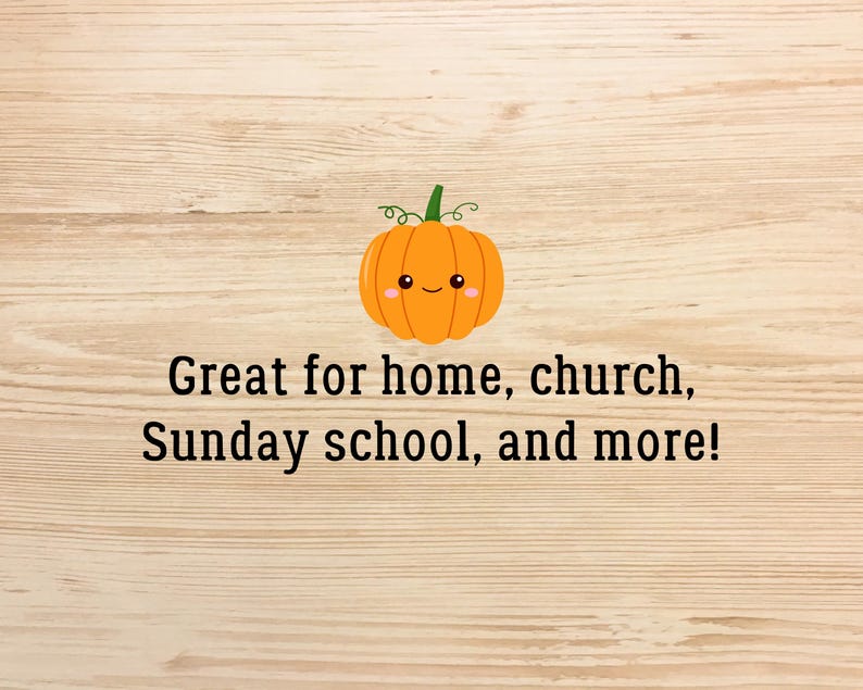 Pumpkin Parable Bible Lesson Bundle: Fall Sunday School Activities ...