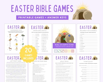 Easter Bible Games | Christian Easter Games | Easter Games | Easter ...