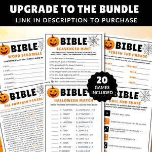 The Pumpkin Parable Game: Christian Halloween Left Right Game (digital ...