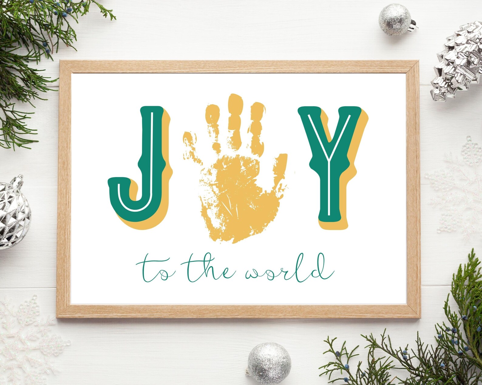 Christmas Handprint Craft Christmas Preschool Craft - Etsy
