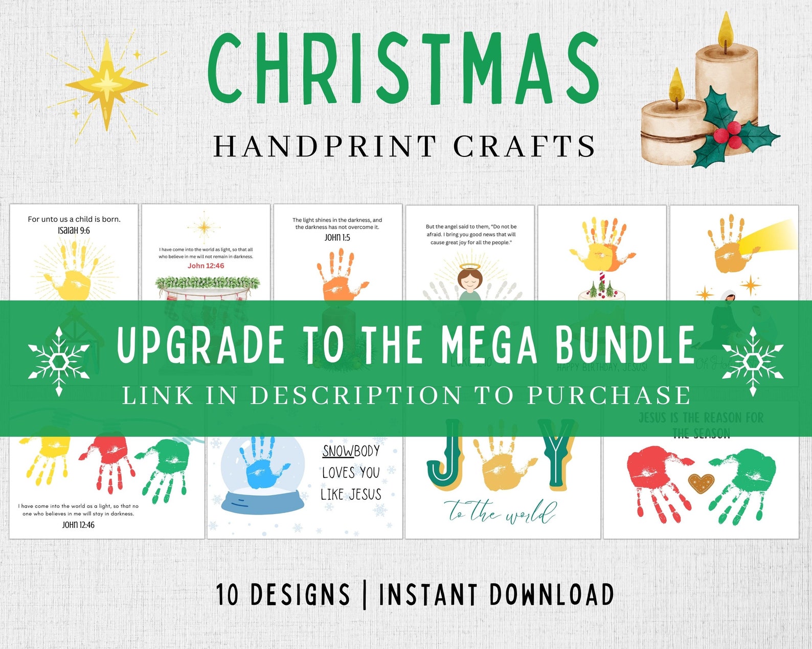 Nativity Handprint Craft | Nativity Scene Craft | Christian Christmas ...