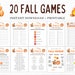 Fall Games Fall Games Printable Fall Party Games Fall Games for Kids ...